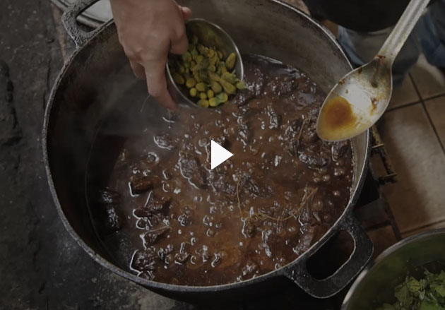 Romazave de Bœuf Pays recette de Jacky, chef du Far Far Kréol - Boeuf ...